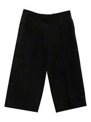 Valentino Garavani Wide-leg Side-stripe Trousers - Black