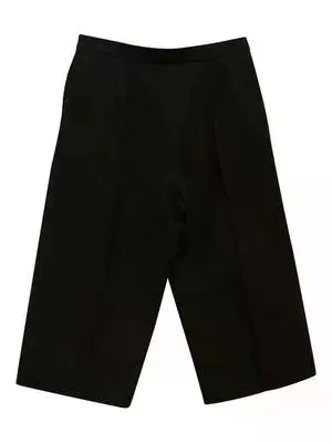 Valentino Garavani Wide-leg Side-stripe Trousers - Black
