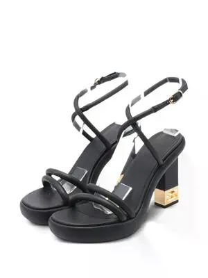 Fendi 105mm Leather Ankle-strap Sandals