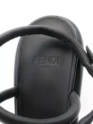 Fendi 105mm Leather Ankle-strap Sandals