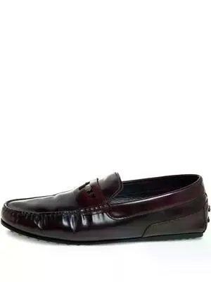 TOD'S X Ferrari Penny Loafers - Red