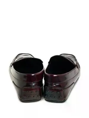 TOD'S X Ferrari Penny Loafers - Red