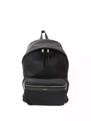 Saint Laurent Pre-owned 20s Leather-trimmed Backpack