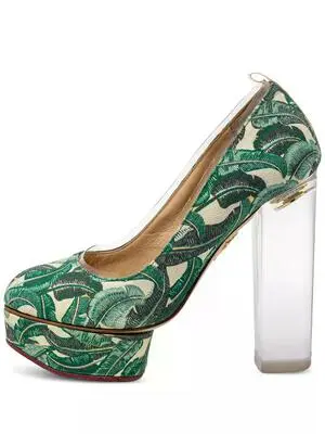 CHARLOTTE OLYMPIA Printed Platform Pumps