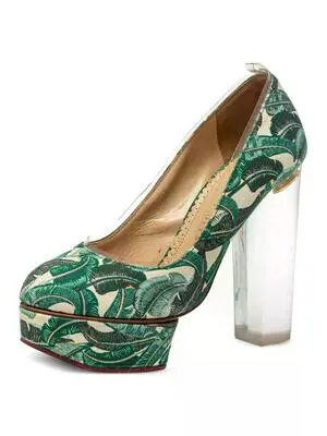 CHARLOTTE OLYMPIA Printed Platform Pumps