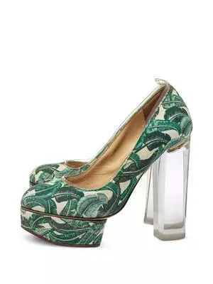 CHARLOTTE OLYMPIA Printed Platform Pumps