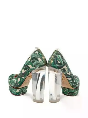 CHARLOTTE OLYMPIA Printed Platform Pumps