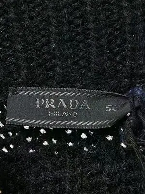Prada Rib-knit Zip-up Cardigan