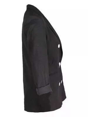 Sandro Polka-dot Double-breasted Blazer