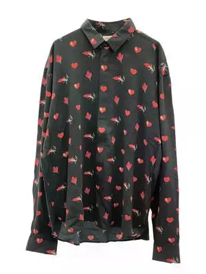Saint Laurent 2000s Heart-print Shirt