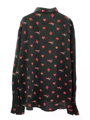 Saint Laurent 2000s Heart-print Shirt