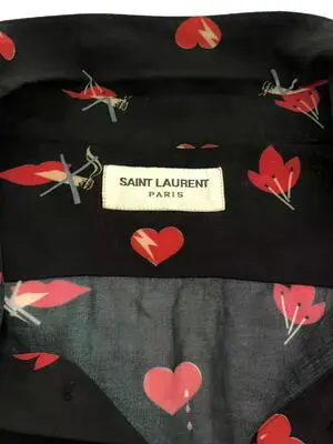 Saint Laurent 2000s Heart-print Shirt