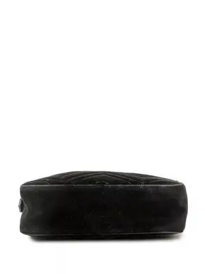 Gucci Gg Marmont Matelasse Velvet Crossbody Bag