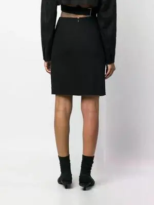 Dior 2000s Pencil Wool Skirt