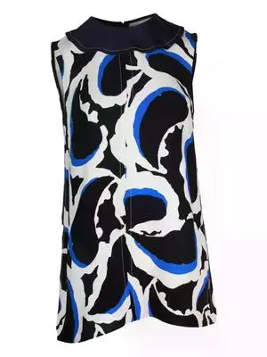 Marni Graphic-print Sleeveless Top