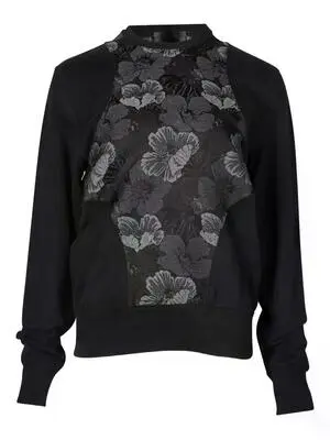 Alexander McQueen Floral-jacquard Sweater