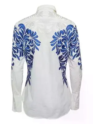 Stella McCartney Floral Embroidered Cotton Shirt
