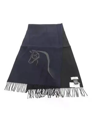 Hermès 2010 Cheval Otre Scarf - Blue