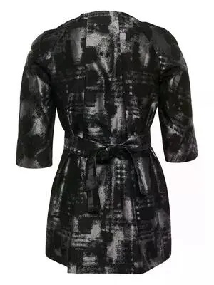 Michael Kors Abstract-print Belted Tunic