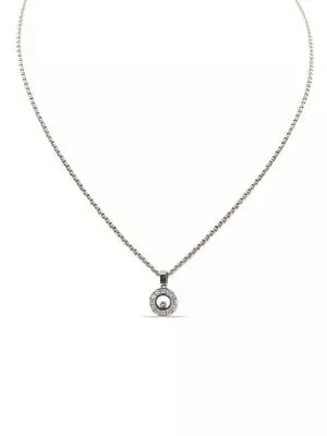 Chopard 2020s White Gold Diamond Necklace - Silver