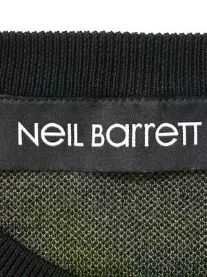 Neil Barrett Camo Lightning-bolt Sweater
