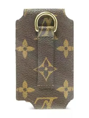 LOUIS VUITTON Monogram Leather Case 100mm