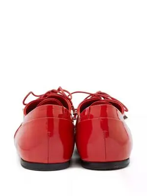 Gucci Patent Leather Lace Shoes