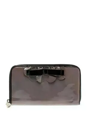 Miu Miu Leather Wallet - Purple