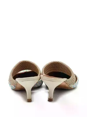 MALONE SOULIERS Woven Strap Mules