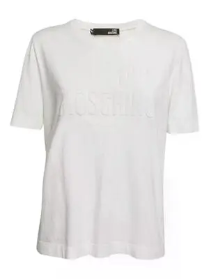 Moschino Embossed Logo Cotton T-shirt