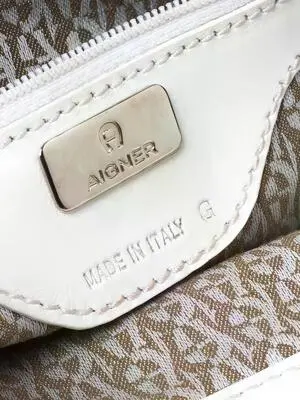 AIGNER Woven-texture Tote Bag