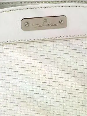 AIGNER Woven-texture Tote Bag