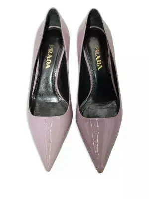 Prada Leather Heeled Pumps