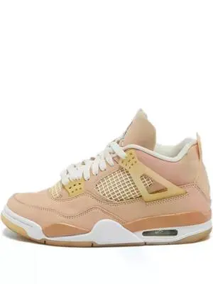JORDAN Air 4 Mesh-panelled Low-top Sneakers - Neutrals