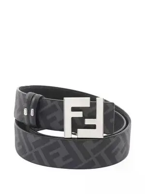 Fendi 2020s Square Ff Reversible Leather Belt