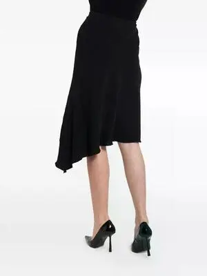 Emporio Armani 2000s Asymmetric Midi Skirt