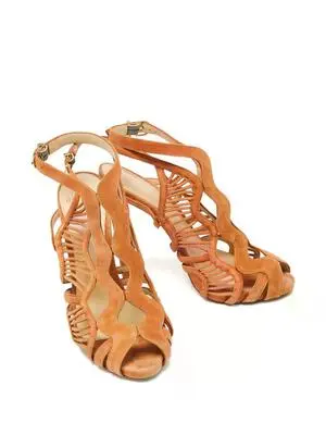ALEXANDRE BIRMAN 120mm Cut-out Buckle Sandals