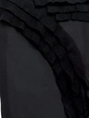 Emporio Armani 2023 Ruffle-trim Skirt