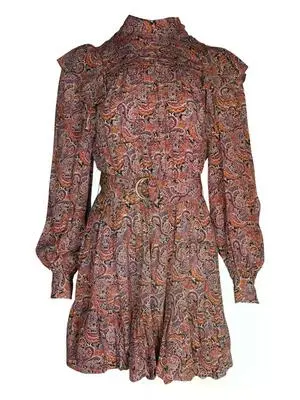 Ulla Johnson Luna Paisley-pattern Ruffled Mini Dress