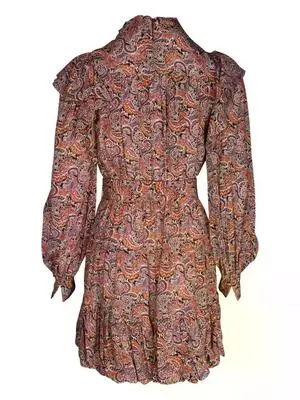 Ulla Johnson Luna Paisley-pattern Ruffled Mini Dress