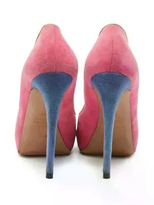 NICHOLAS KIRKWOOD 130mm Suede Open-toe Pumps