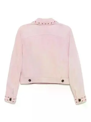 Miu Miu Studded Suede Jacket