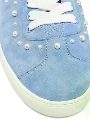 STUART WEITZMAN Leather Lace-up Sneakers