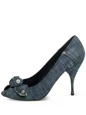 Miu Miu 110mm Denim Pumps