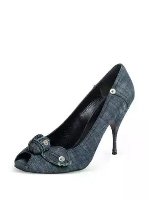 Miu Miu 110mm Denim Pumps