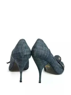 Miu Miu 110mm Denim Pumps