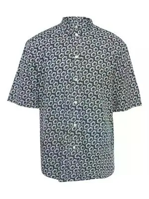 Giorgio Armani Hexagon-print Shirt