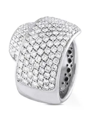 DAMIANI 18k White Gold And Diamond Ring - Silver