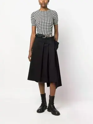 John Galliano 1990s Houndstooth Top