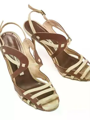 Manolo Blahnik 100mm Cut-out Strappy Sandals